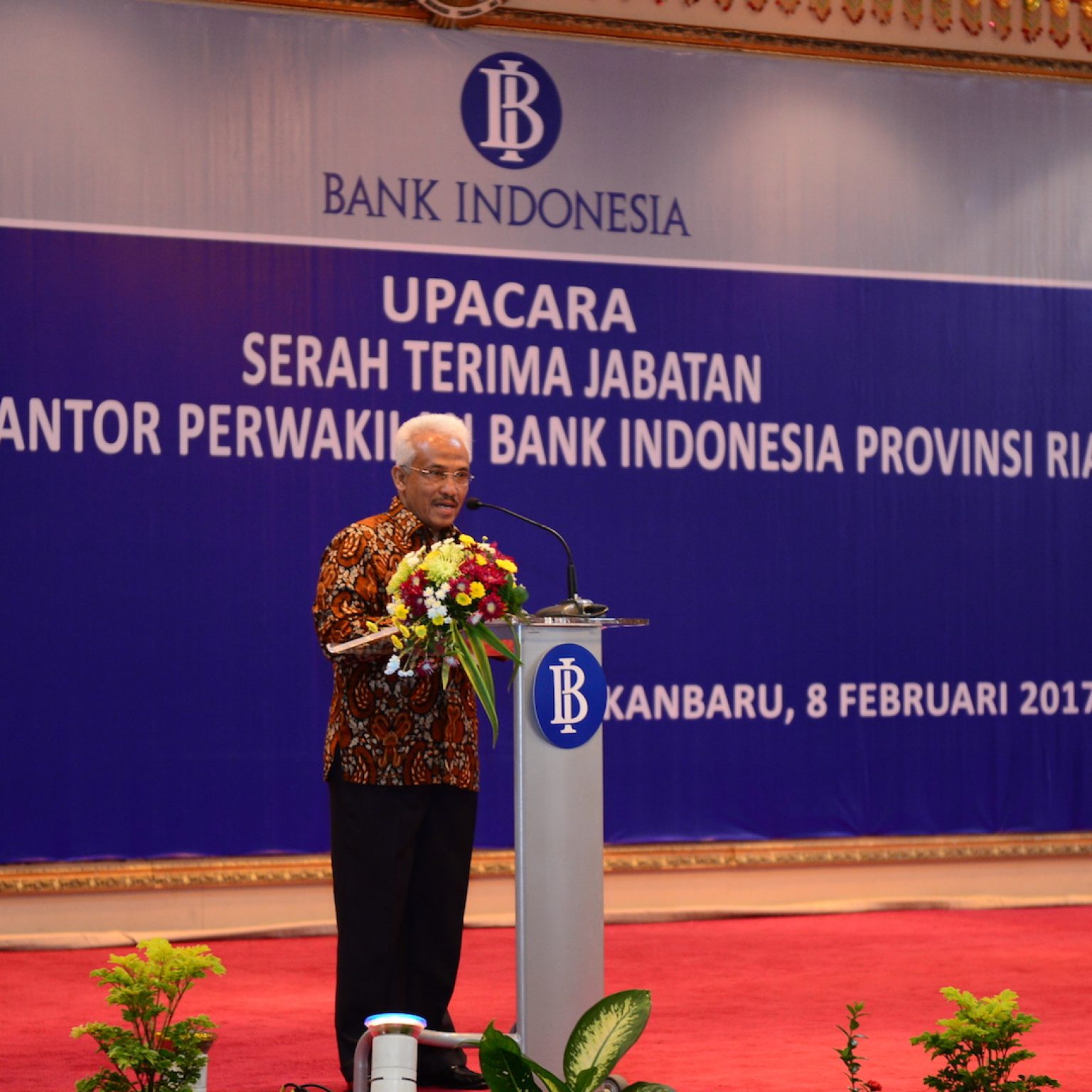 Sertijab Kepala Kantor Perwakilan Bank Indonesia Provinsi Riau - RiauInfo